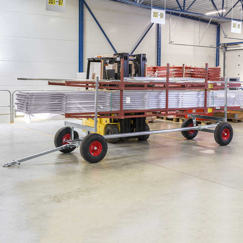 Remorque porte panneaux pour charge longue 3500KG | Chariot porte panneau
